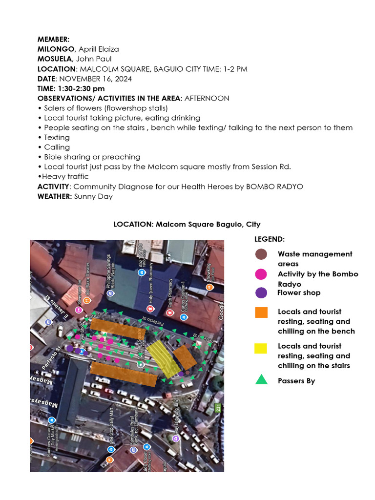 Behavioral Mapping | PDF