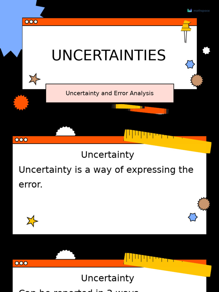 Errors and Uncertainties Part II - Uncertainties 2 | PDF | Uncertainty ...