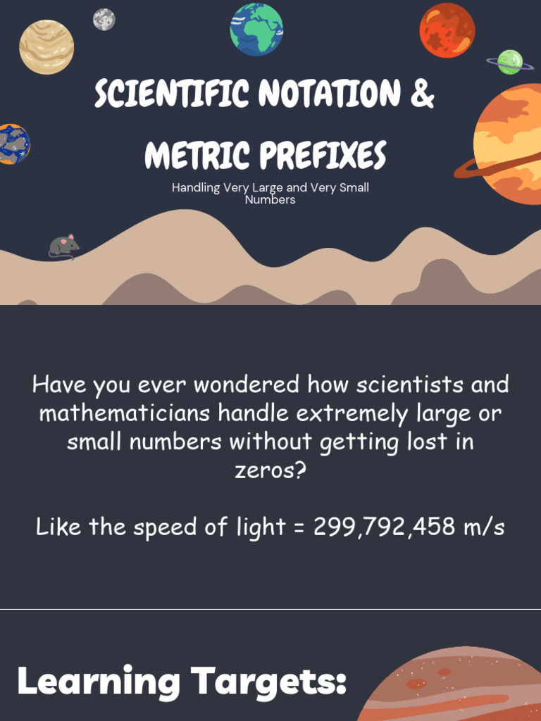 Scientific Notation Metric Prefixes 2 | PDF | Numbers | Significant Figures