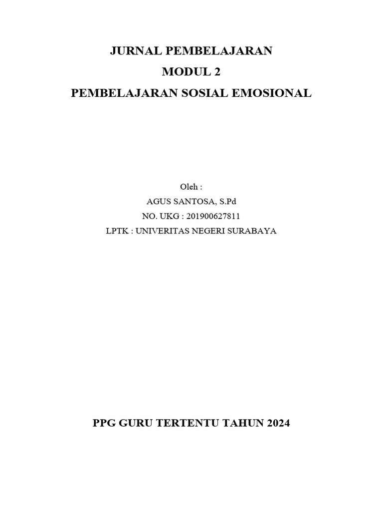 Pembelajaran Modul 2 Pse | PDF
