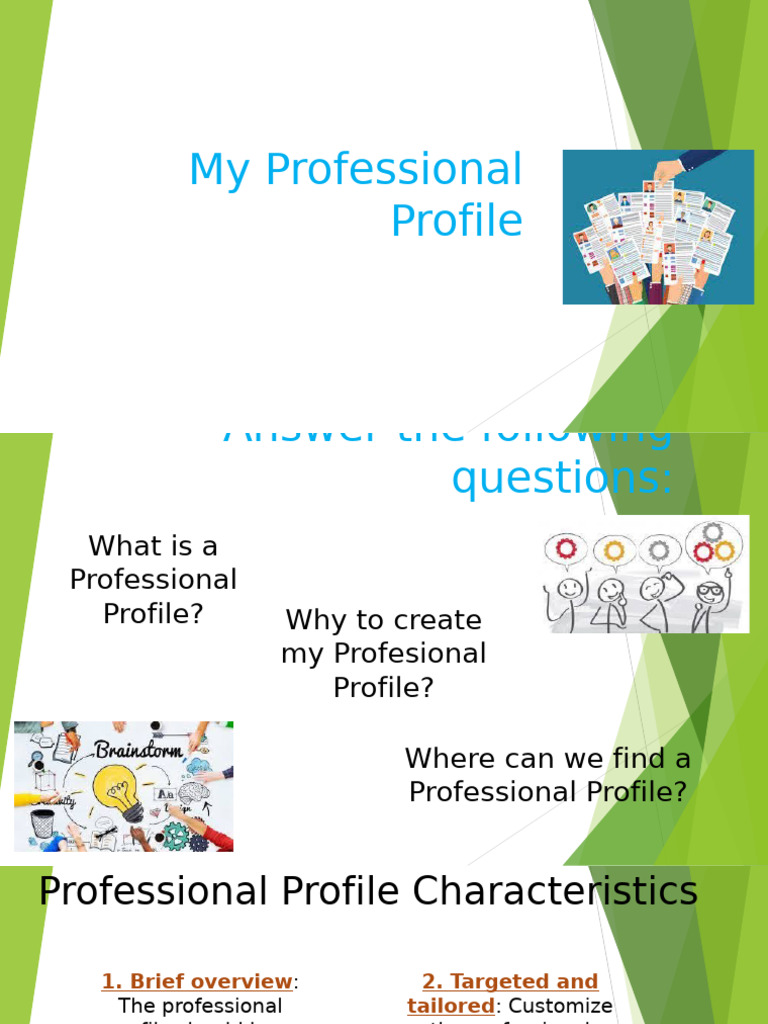 Crafting Your Professional Profile | PDF | Marketing | Analytics