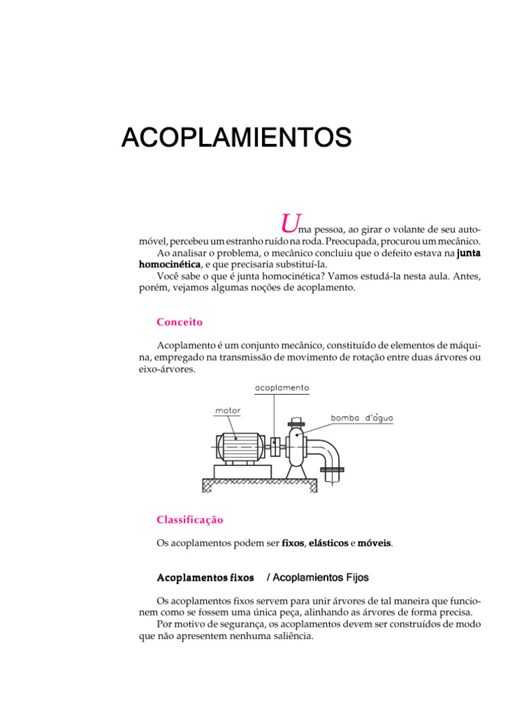 07 Acoplamientos | PDF | Engenharia Mecânica