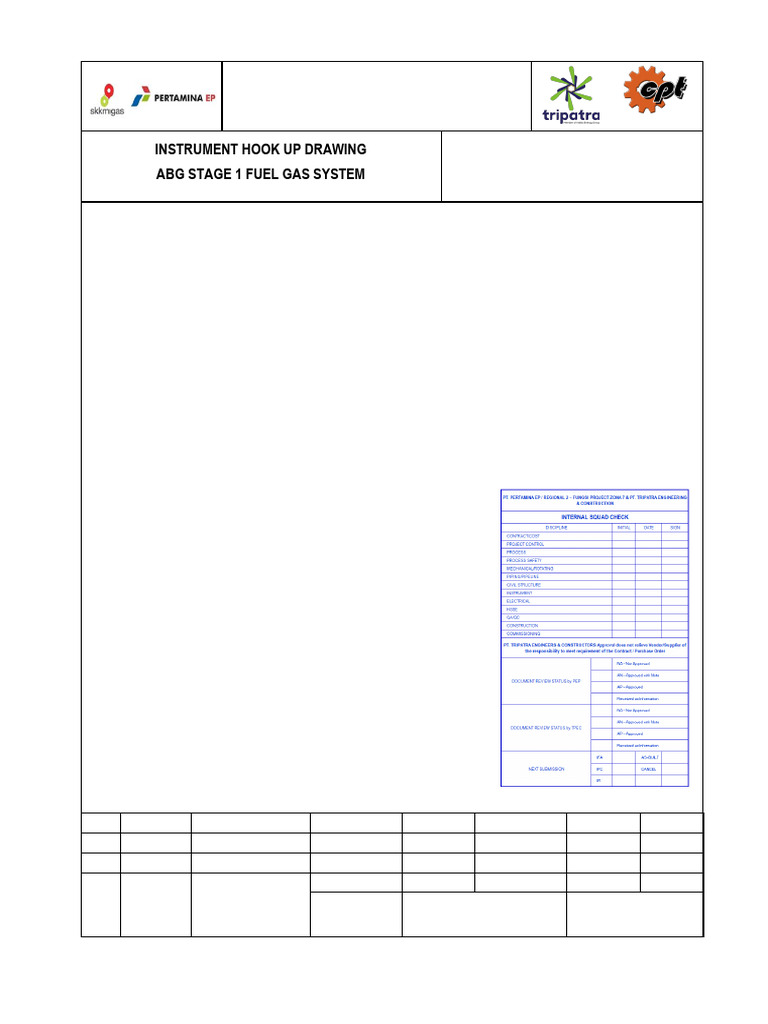 ABG Stage 1 Fuel Gas Hookup Drawing | PDF | Process Engineering | Plumbing