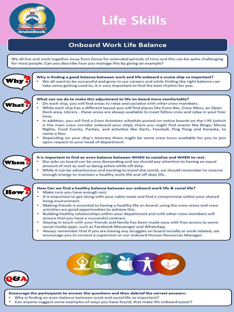LM8aQ-CruiseBook LS - Onboard Work Life Balance | PDF