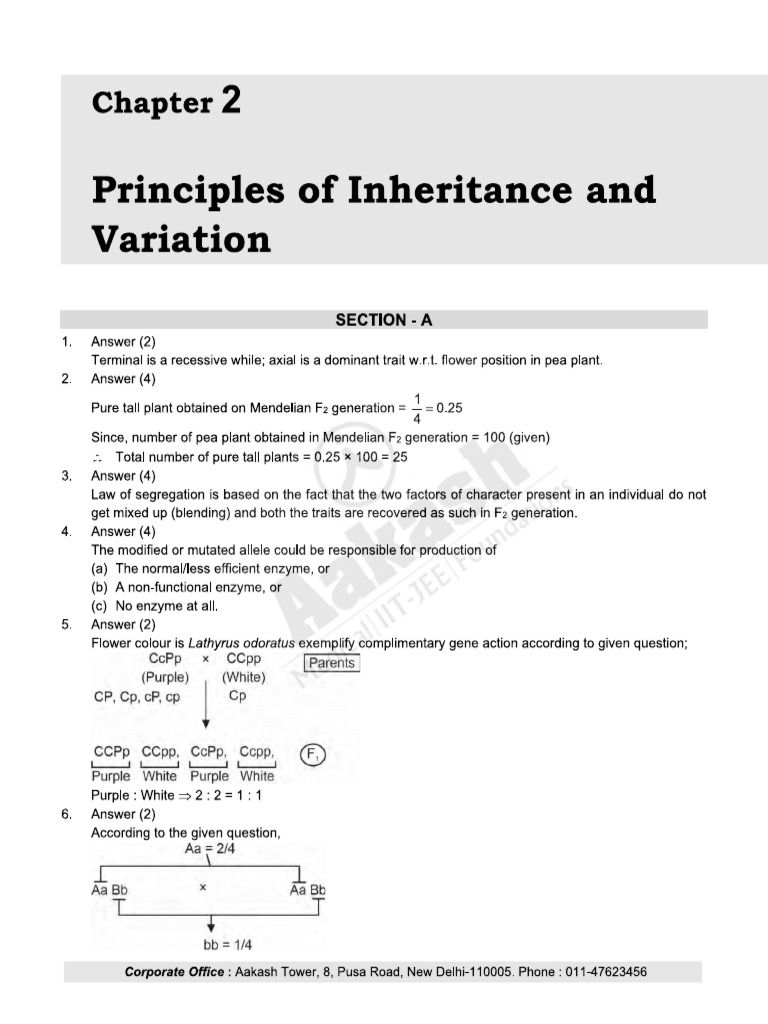 CLS MBN 24 25 P2 Bio Part 1 Set 1 Chapter 2 | PDF