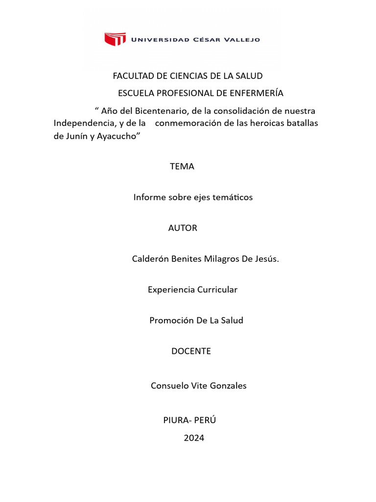 Ejes Temáticos | PDF