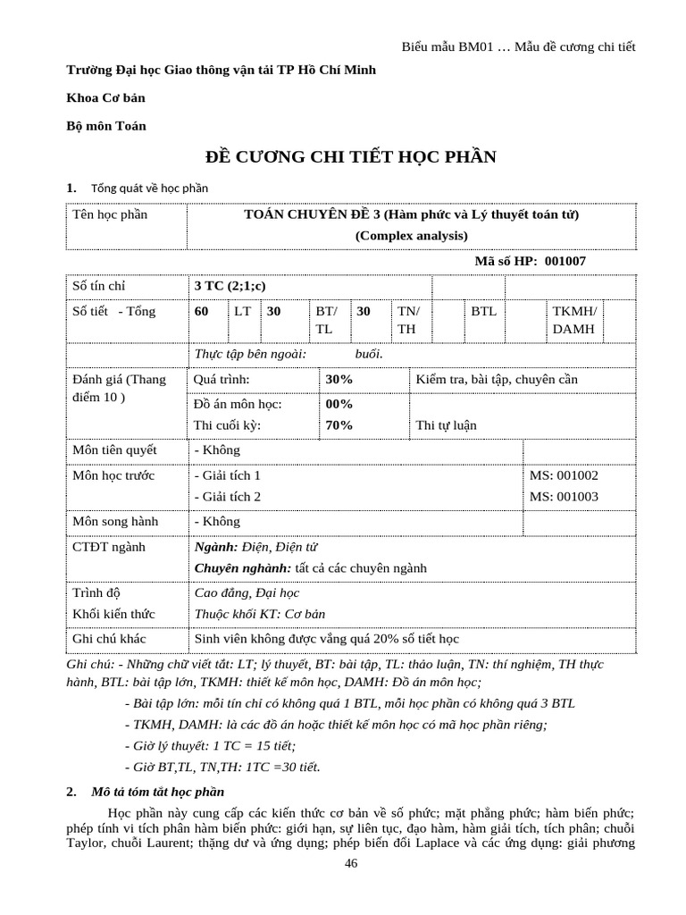 Toan Chuyen de 3 - 001007 | PDF