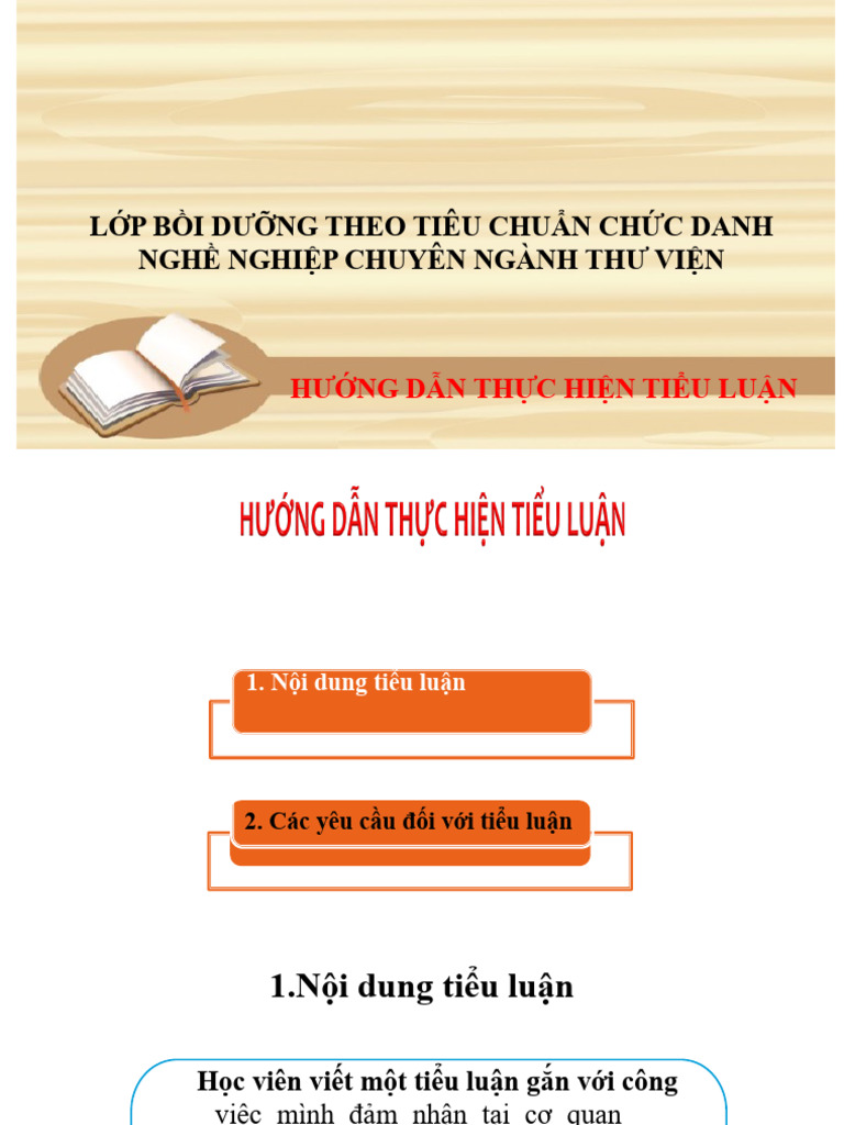 Huong Dan Tieu Luan | PDF