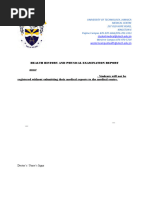 BTVI Medical Record Form | PDF | Medical Specialties | Clinical Medicine
