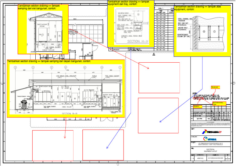 20 01 BRGA ELE DWG 0009 Rev 0 - Electrical Equipment Layout | PDF