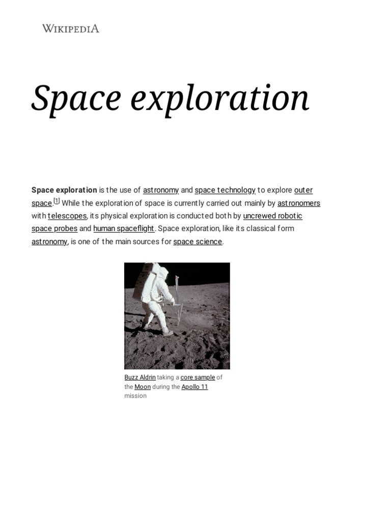 Overview of Space Exploration History | PDF | Mariner Program | Gravity ...