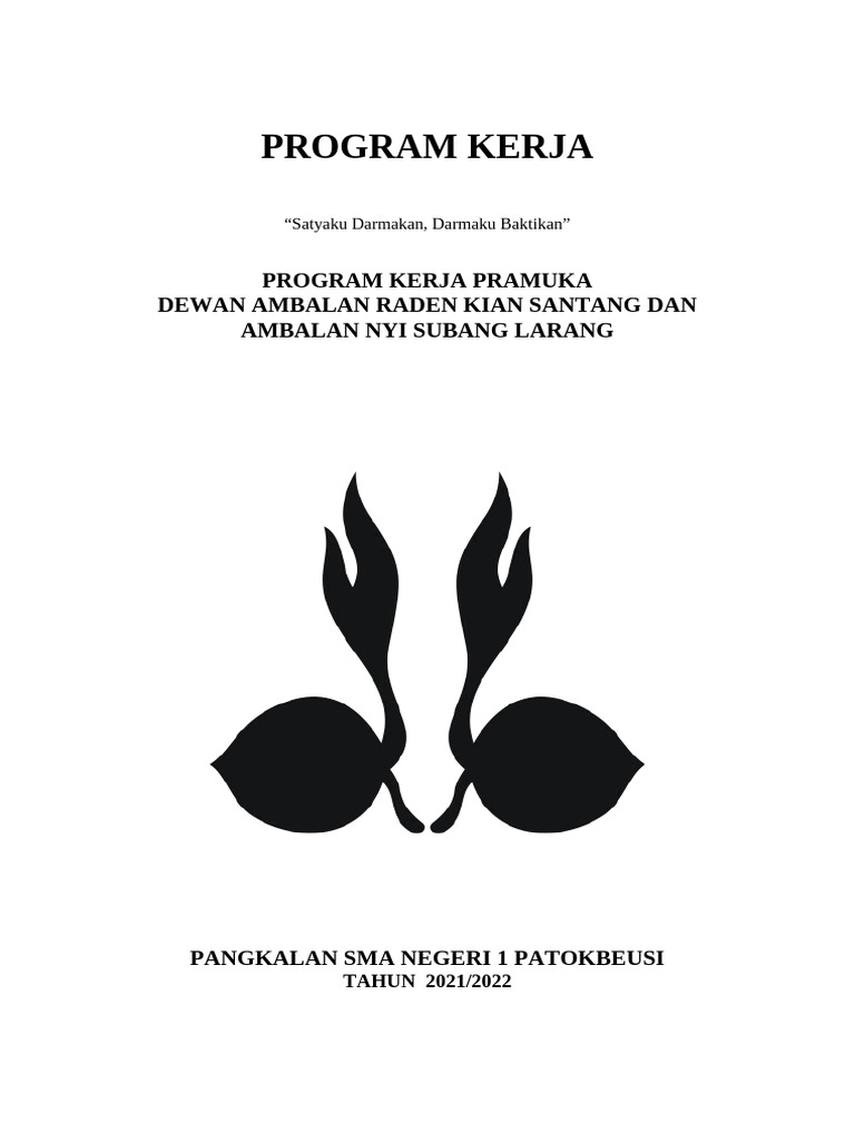 Program Kerja Eskul Pramuka | PDF