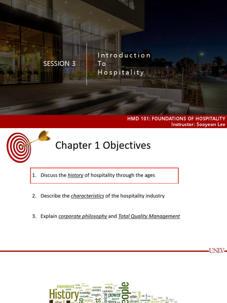 (2023+FALL) HMD+101 Session3 Introduction+to+Hospitality | PDF | Restaurants | French Cuisine