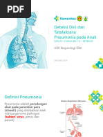 Tatalaksana Terapi Pneumonia Anak PNPK IDAI Referensi | PDF