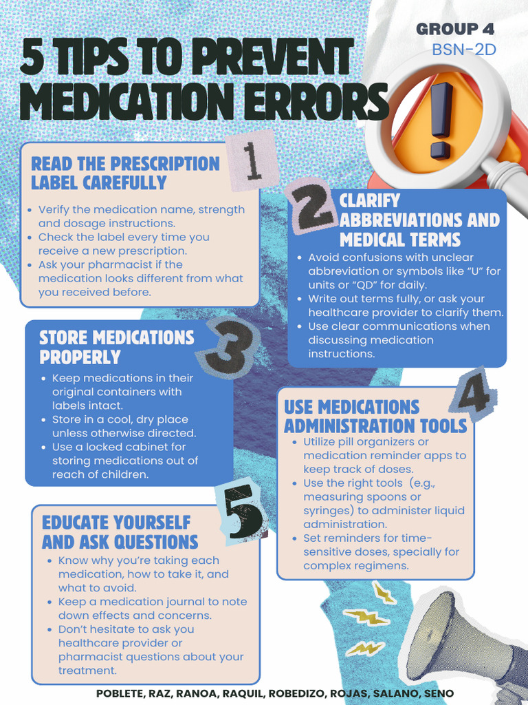 5 Tips To Prevent Medication Errors-2 | PDF