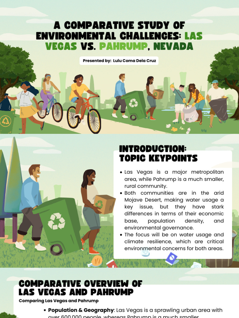 A Comparative Study of Environmental Challenges Las Vegas vs. Pahrump ...