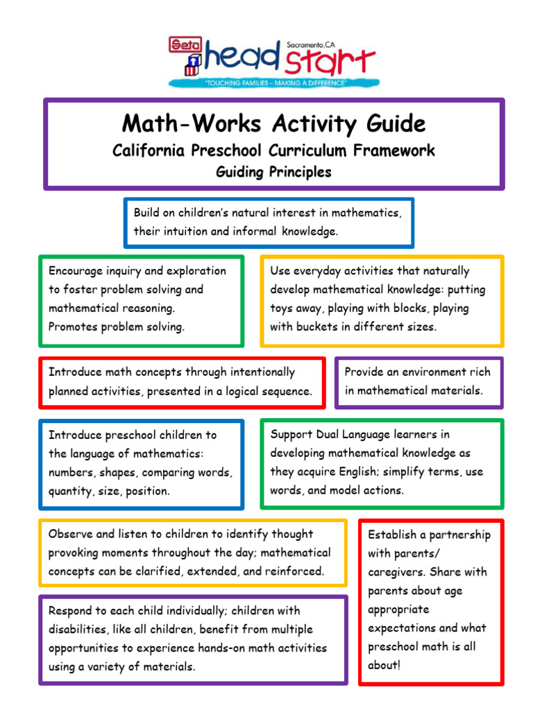 Math Works DRDP Activities | PDF | Mathematics | Preschool