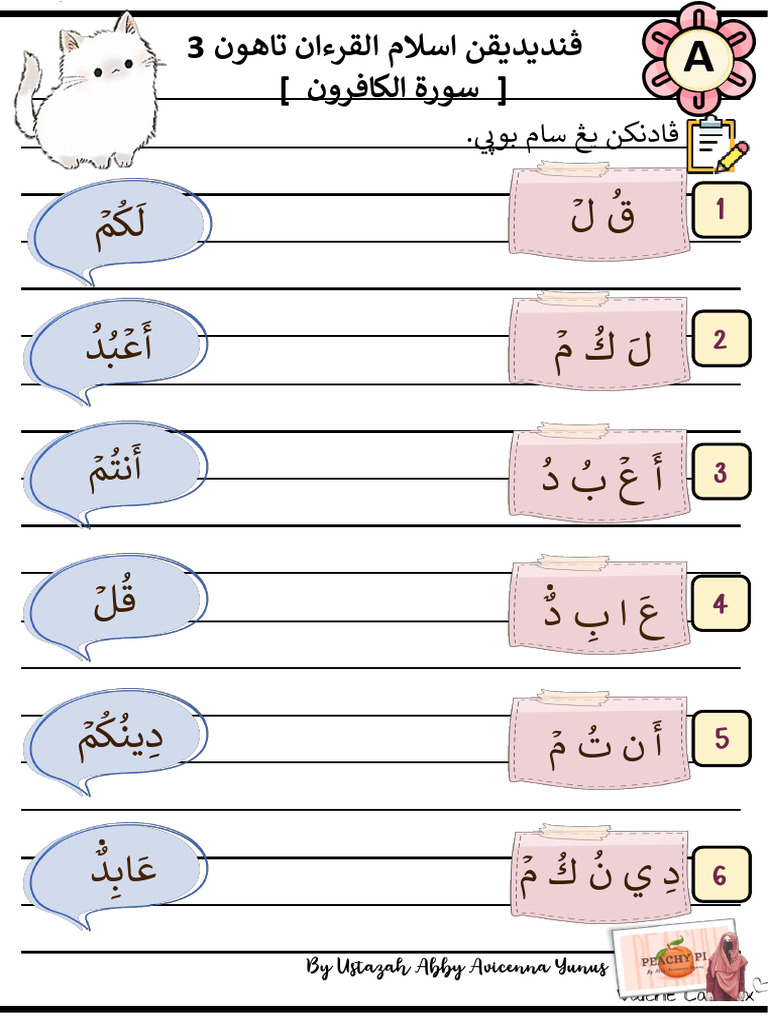 Latihan Surah Al-Kafirun Tahun 3 Edited | PDF