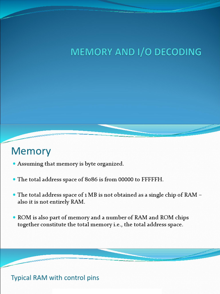 Understanding Memory and Address Decoding | PDF | Input/Output | Digital Technology