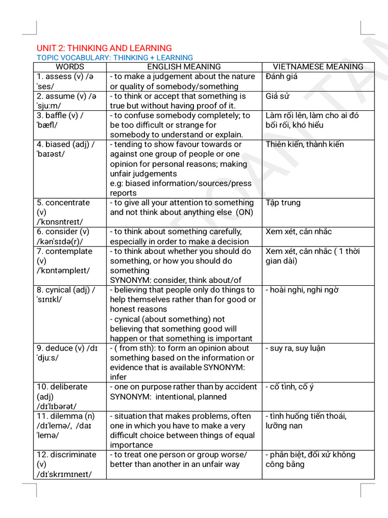 Giải Thích Nghĩa Sách Destination c12 | PDF | Philosophy | Foreign Language Studies