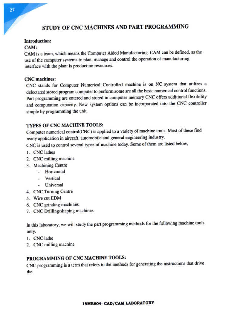 CNC Study | PDF | Numerical Control | Metalworking