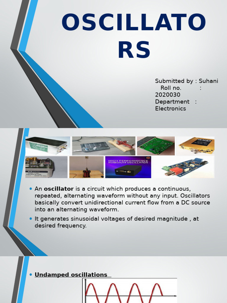 OSCILLATORS | PDF | Electronic Oscillator | Capacitor