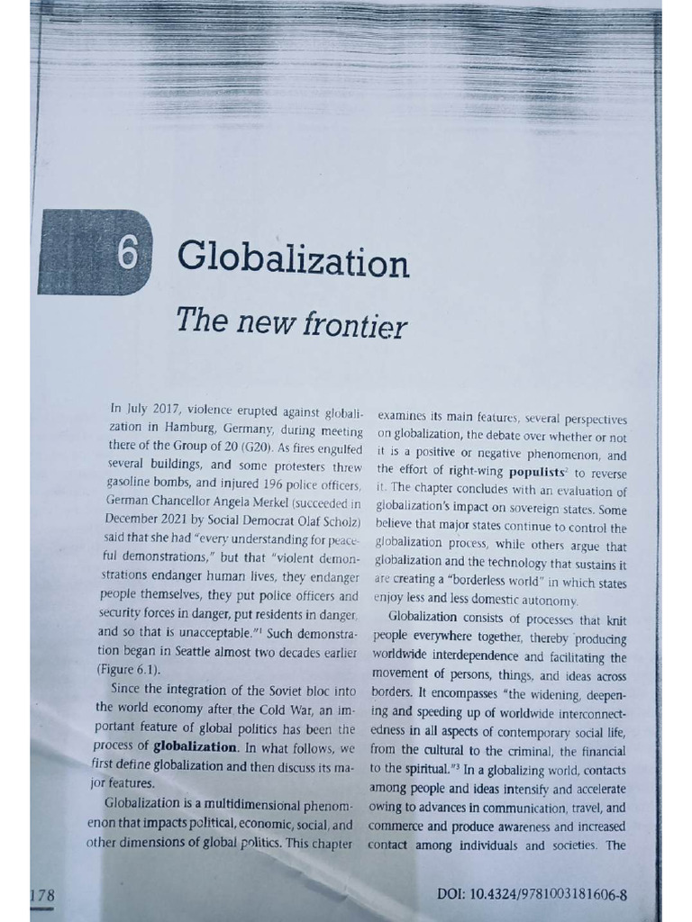 GE Globalisation Notes | PDF