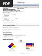 Safety Data Sheet - Distilled Water | PDF | Dangerous Goods | Toxicity