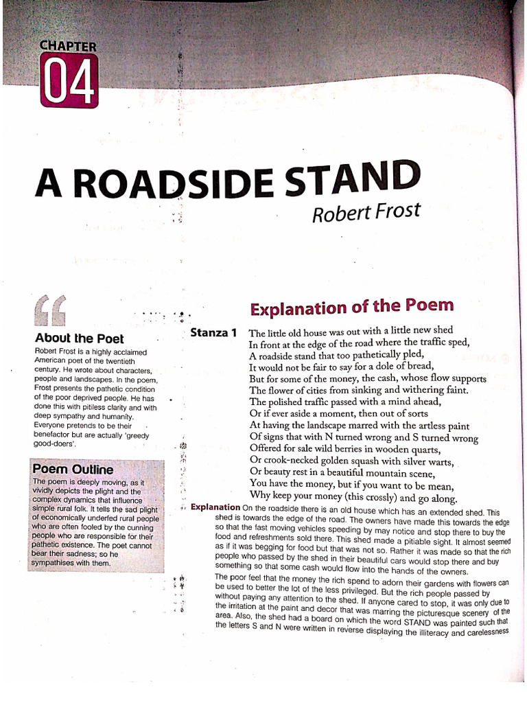 A Roadside Stand | PDF