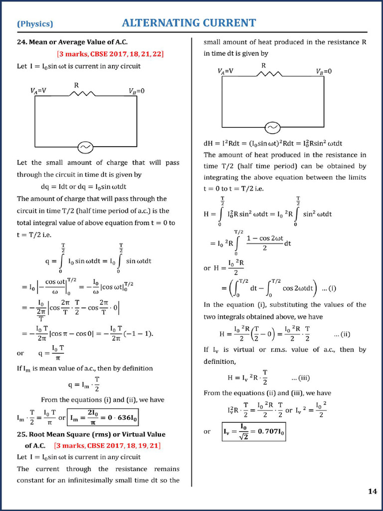 Alternating Current | PDF