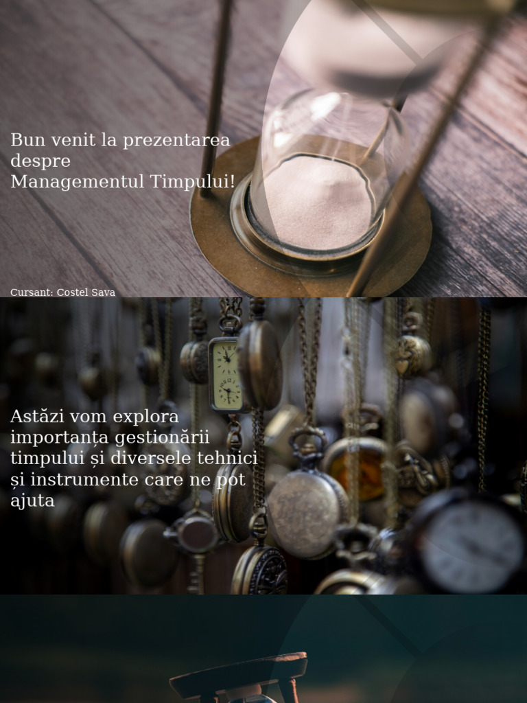 Managementul Timpului by Costel Sava | PDF