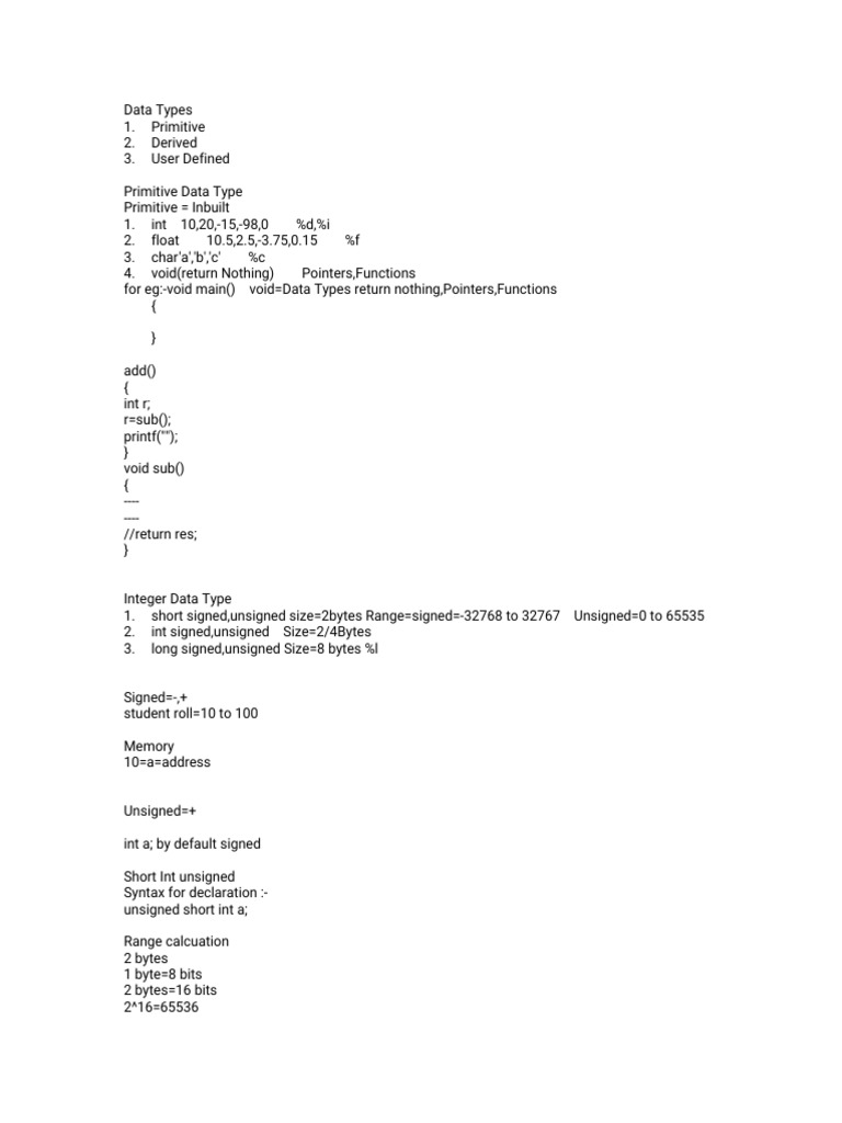 C.S Notes | PDF | Computer Programming | Computer Standards