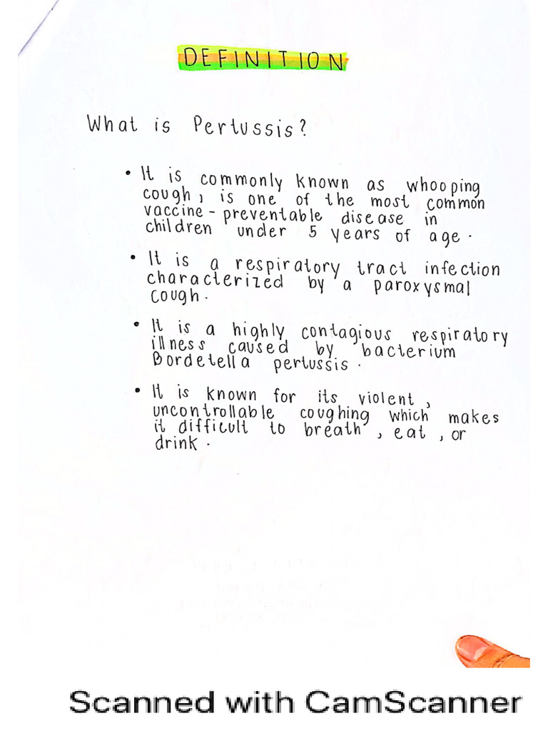 Pertussis | PDF