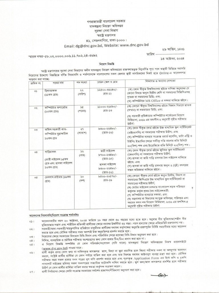 DNC Circular 2024 | PDF