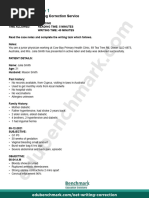 OET Writing Recent Benchmarks Corrected Letters | PDF