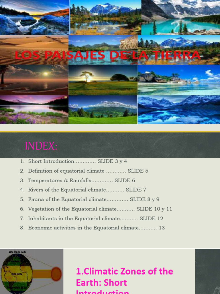 Economic Activities in Equatorial Climate | PDF | Tropics | Climate
