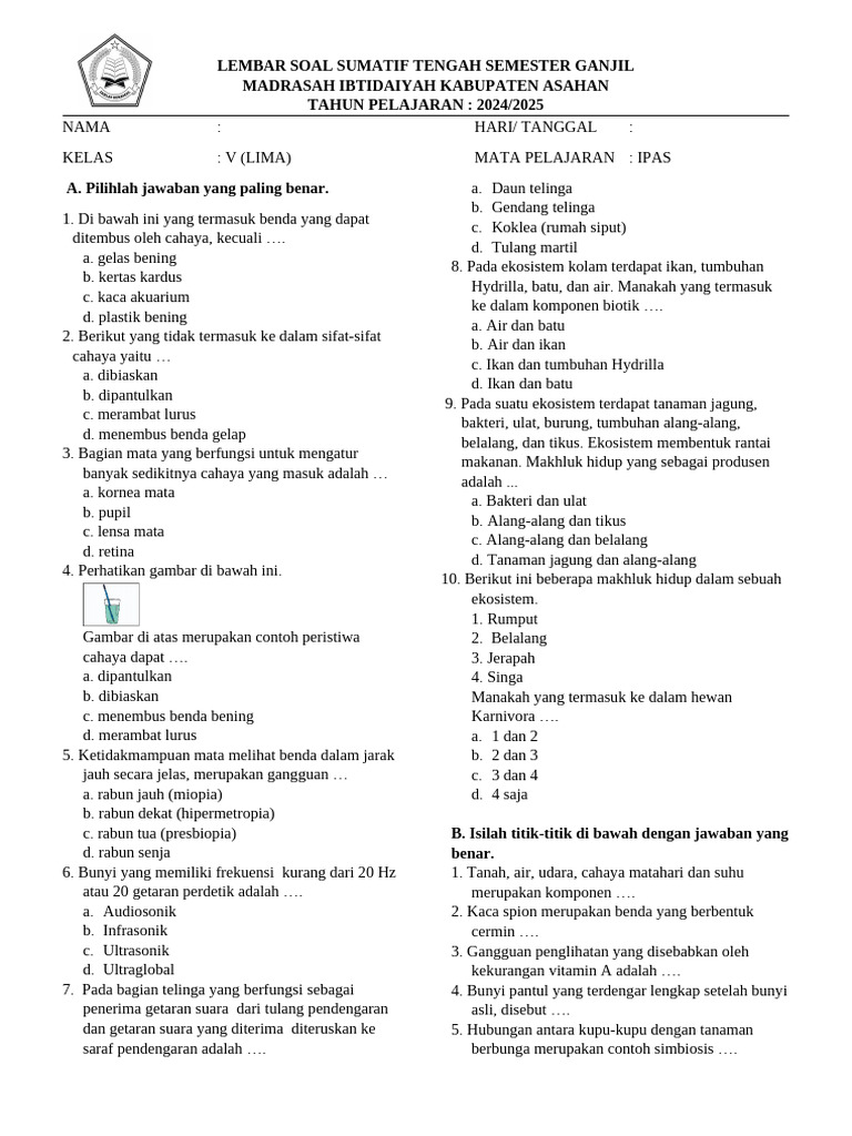 STS Ipas Sem 1 | PDF