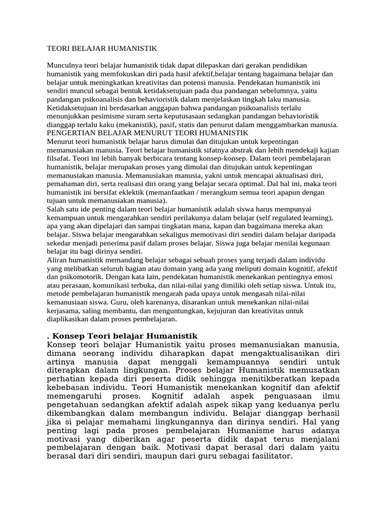 Materi Teori Belajar Strat | PDF