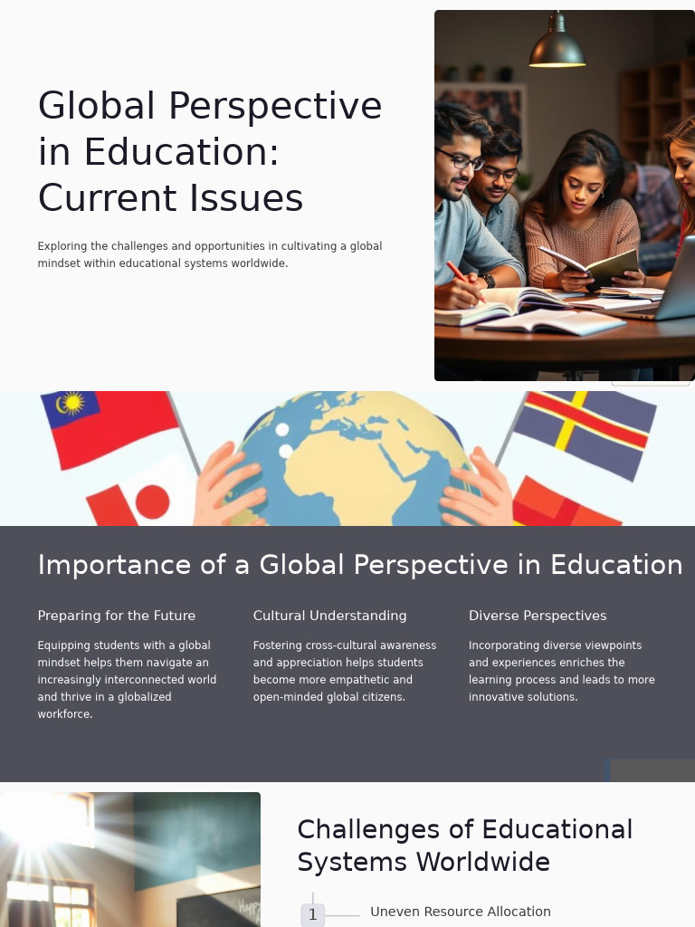 Global Education Challenges & Solutions | PDF | Literacy
