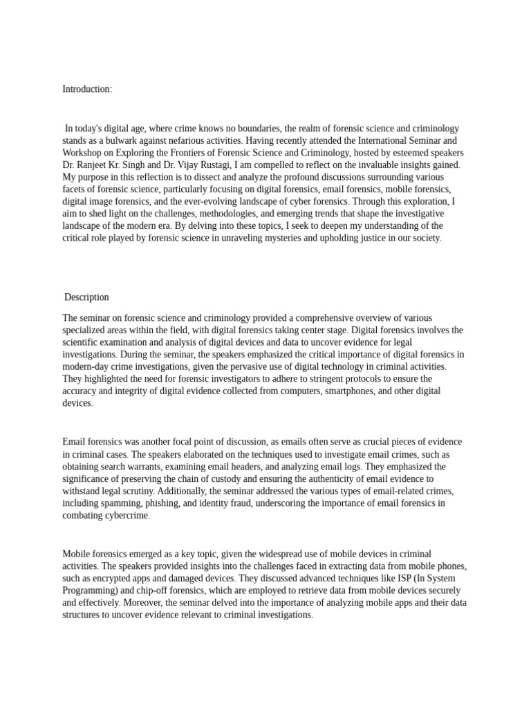 Patacsil Cyber Forensics and Questioned Document Examination | PDF ...