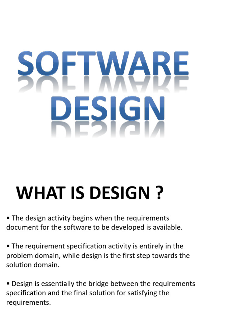 2_Design | PDF | System | Modular Programming