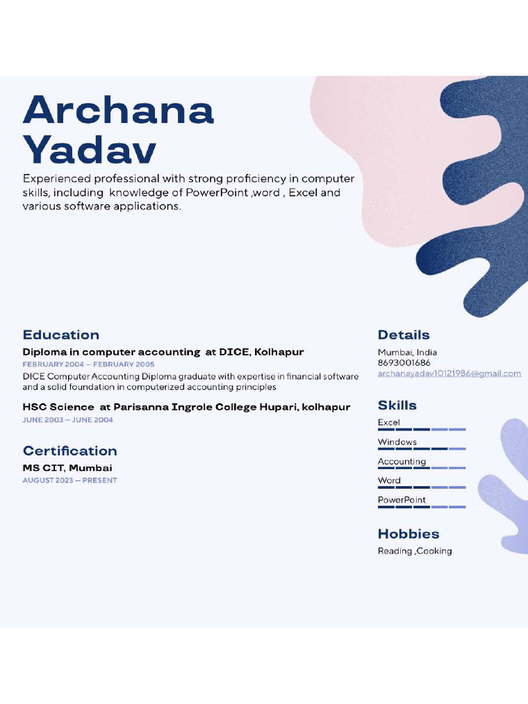 Archana Resume | PDF