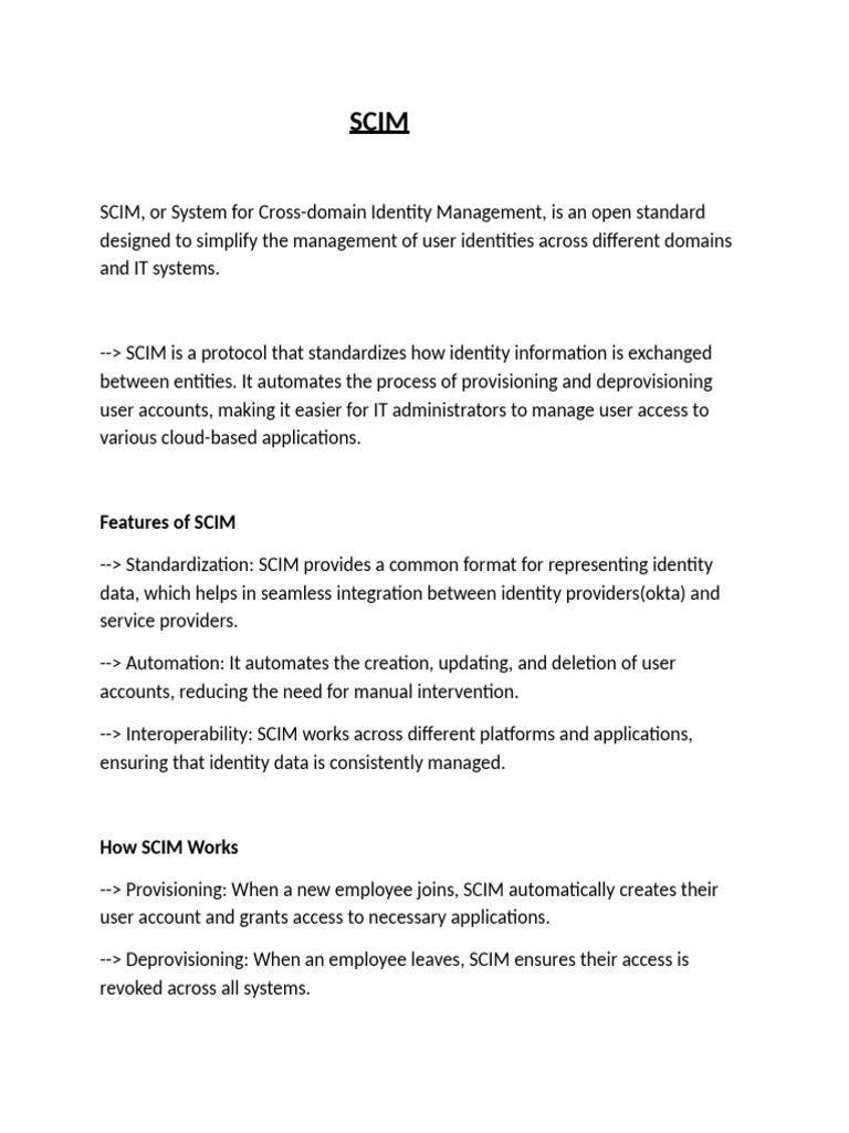 Scim 1 | PDF | User (Computing) | Computing