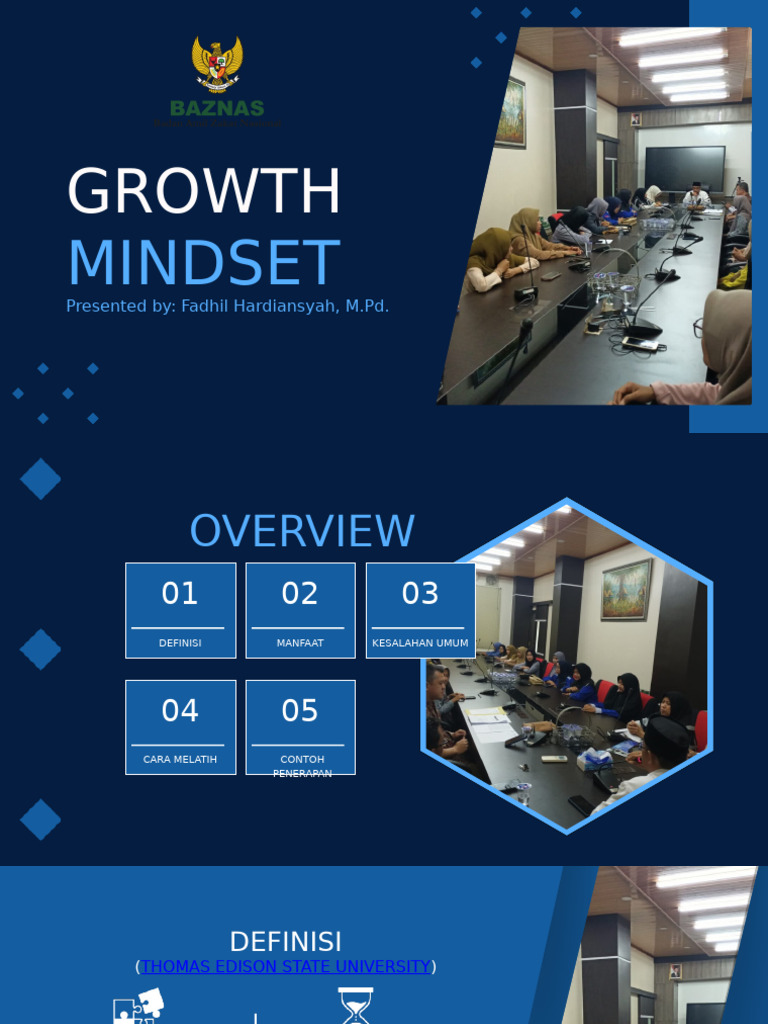 Materi 2 BCB Baznas (Growth Mindset) IAIN Metro | PDF
