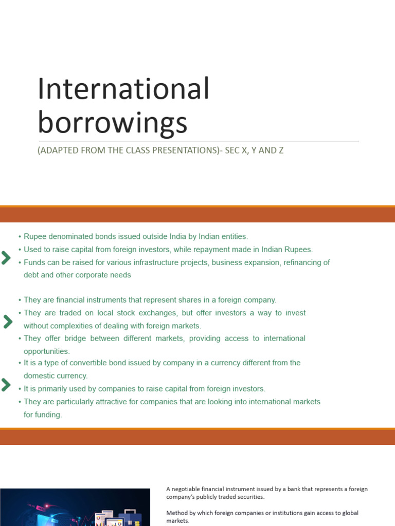 External Borrowings | PDF | American Depositary Receipt | Bonds (Finance)