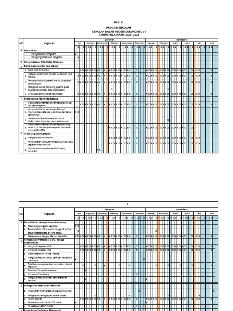 Progran - Matrik 2023 - 2024 | PDF