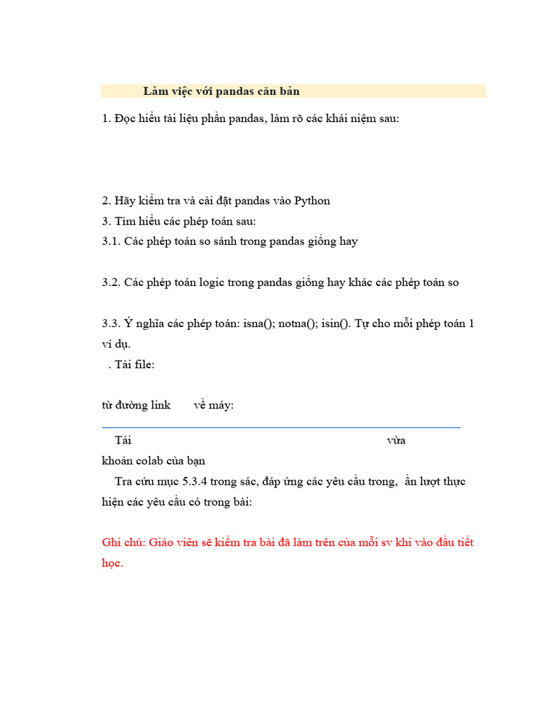 Bai 14 LamViecVoi-Pandas | PDF
