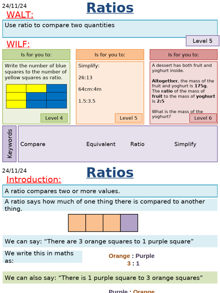 03 Ratios | PDF | Ratio | Numbers