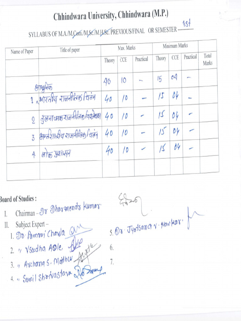 MA Political Science I Sem New | PDF | Indian Independence Movement ...