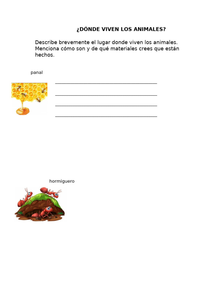 Dónde Viven Los Animales | PDF | Hogar, jardinería y bricolaje